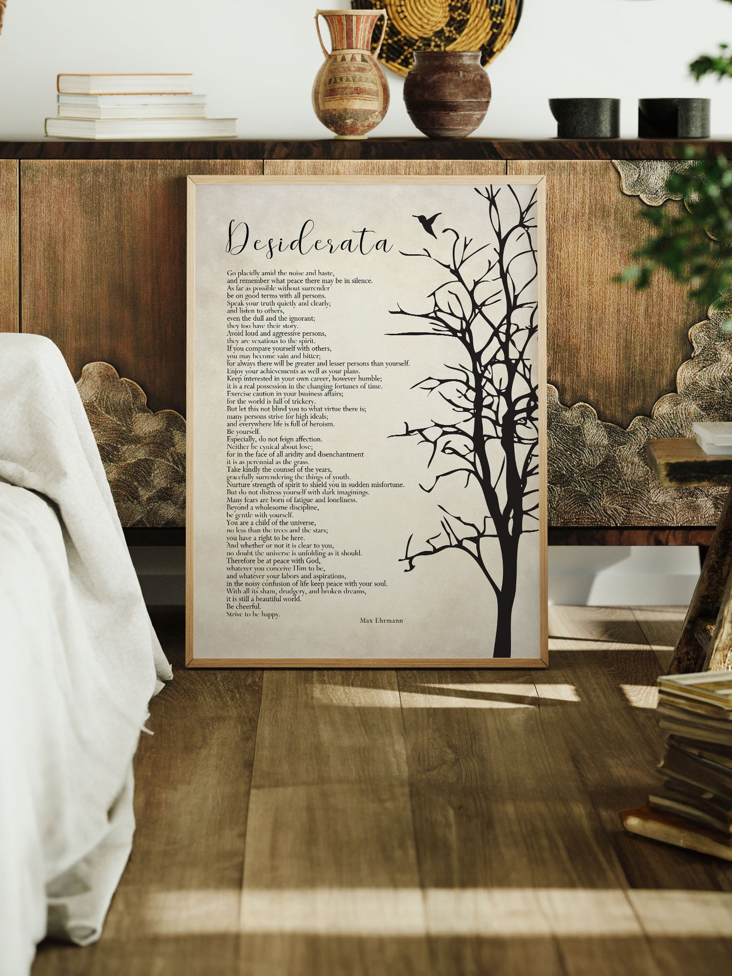 Desiderata Poem Print – Inspirational Art – Motivational Wall Decor ...